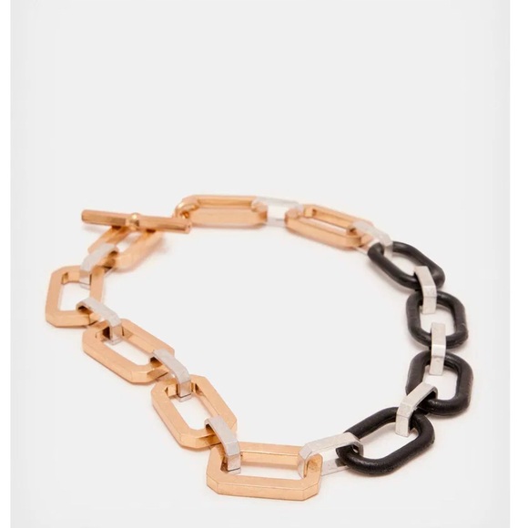 All Saints | Jewelry | Allsaints Dakota Large Link Mixed Metal And ...
